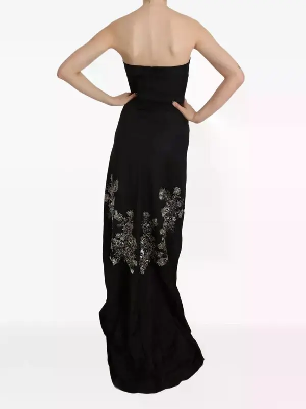 John Richmond Embroidered-design Maxi Dress