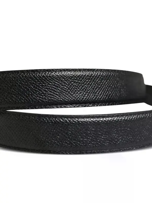 Dolce & Gabbana Logo-plaque Leather Belt