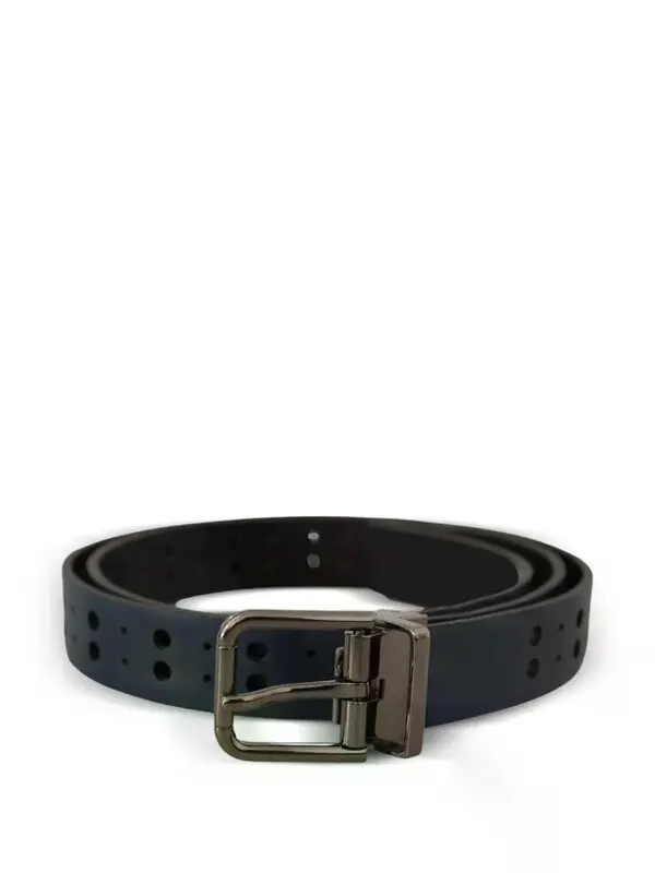 Dolce & Gabbana Perforated Leather Belt