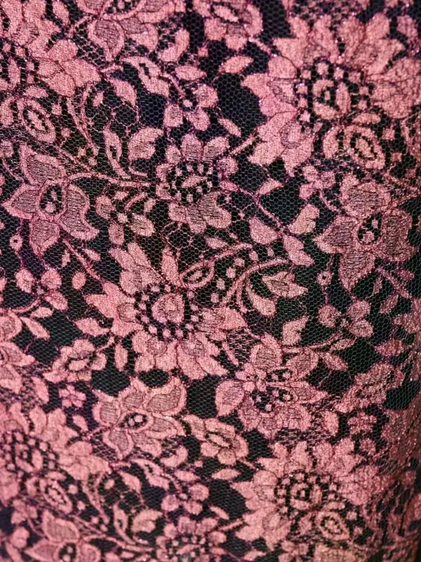 Dolce & Gabbana Floral-print Lace-panel Midi Dress