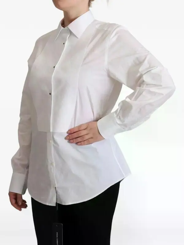 Dolce & Gabbana Long-sleeved Tuxedo Shirt