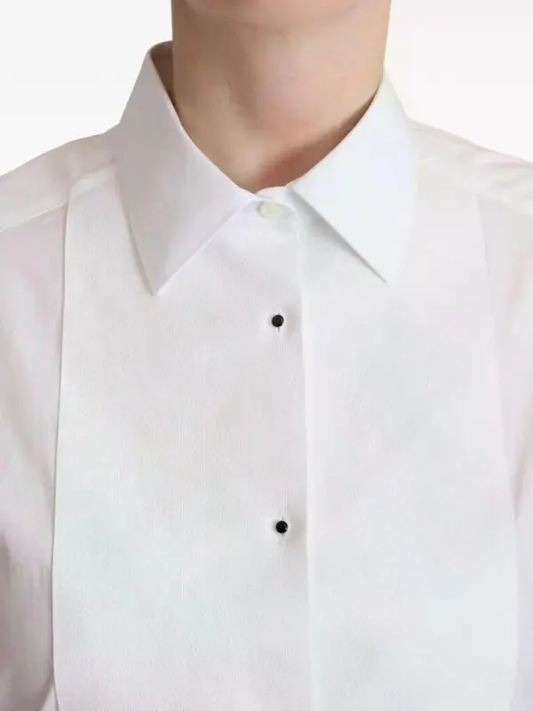 Dolce & Gabbana Long-sleeved Tuxedo Shirt
