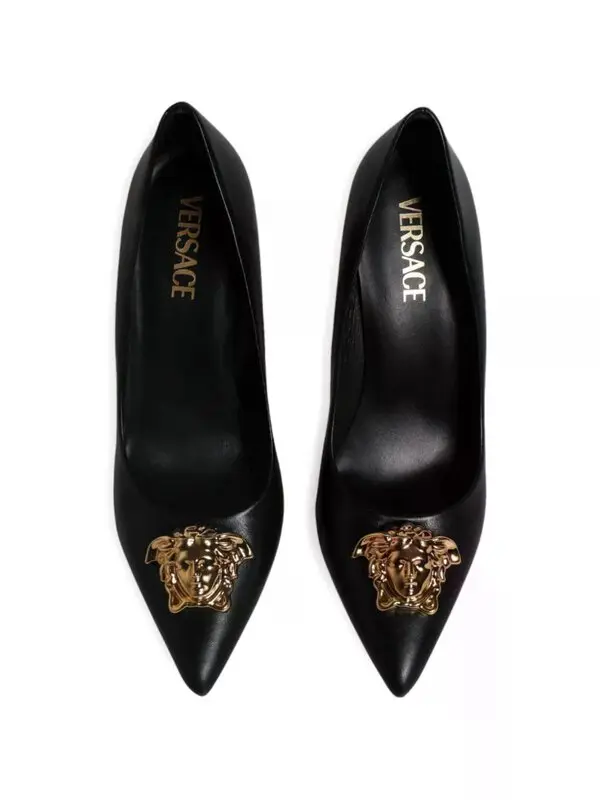 Versace Medusa Aevitas Leather Pumps