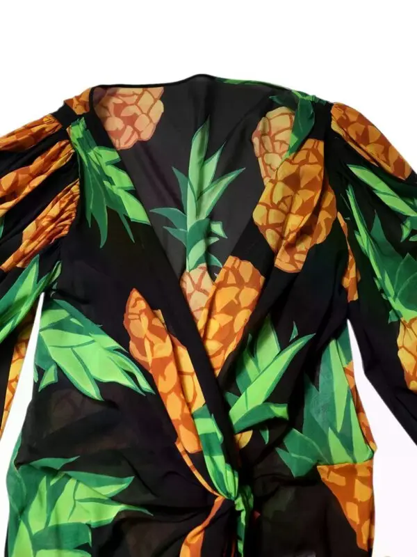 Dolce & Gabbana Pineapple-print Mini Dress