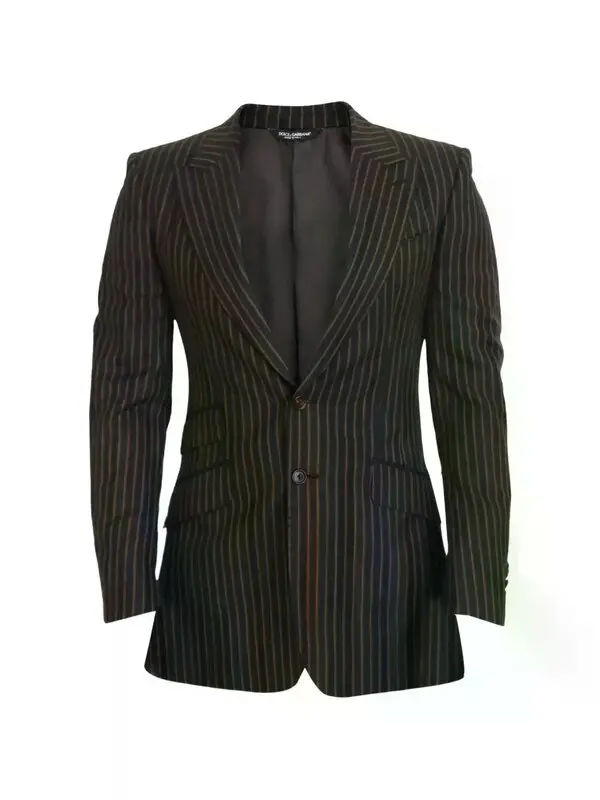 Dolce & Gabbana Pinstripe-pattern Single-breasted Blazer