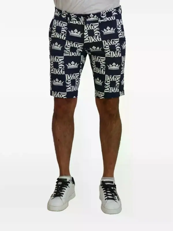 Dolce & Gabbana Crown-print Shorts