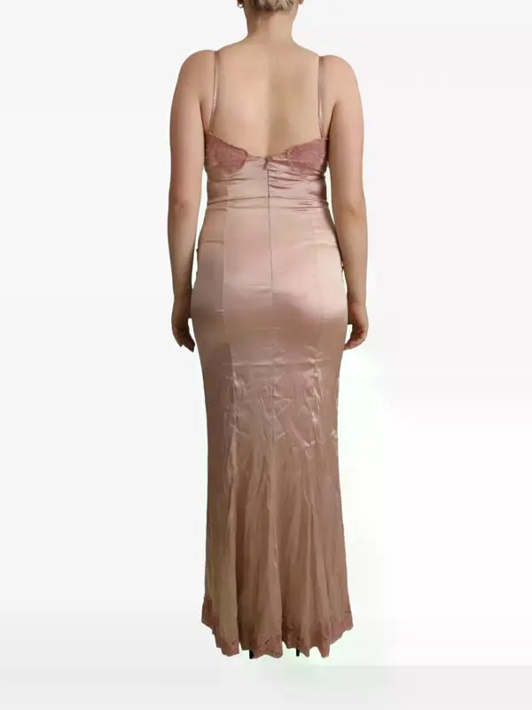 Dolce & Gabbana Lace-trim Maxi Dress