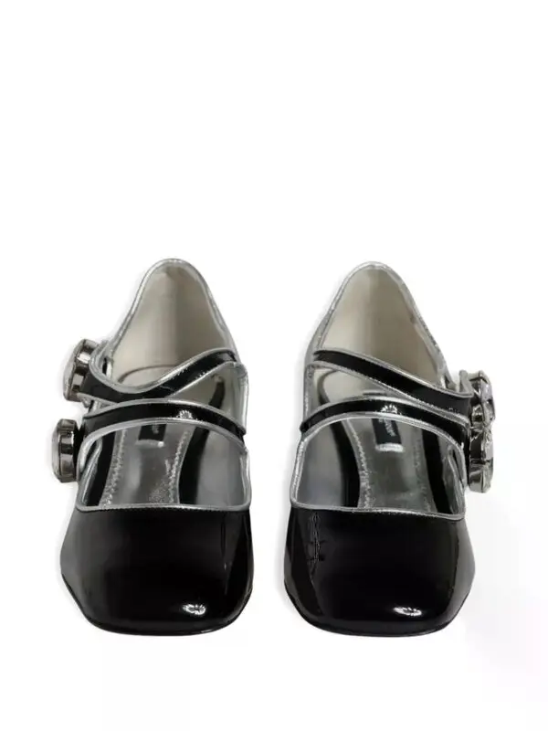 Dolce & Gabbana Patent Leather Crystal-embellished Pumps