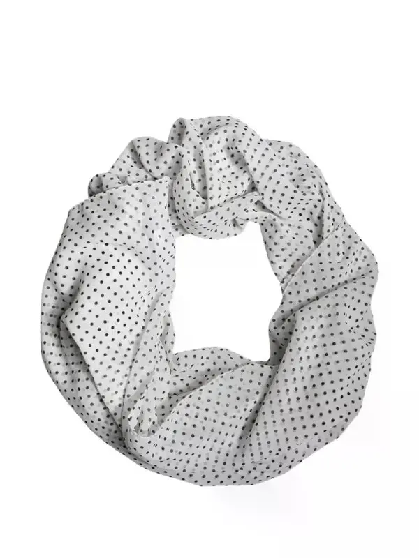 Dolce & Gabbana Polka-dot Scarf - White