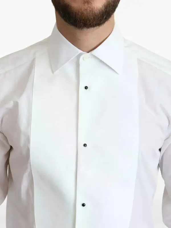 Dolce & Gabbana Bib Cotton-poplin Shirt