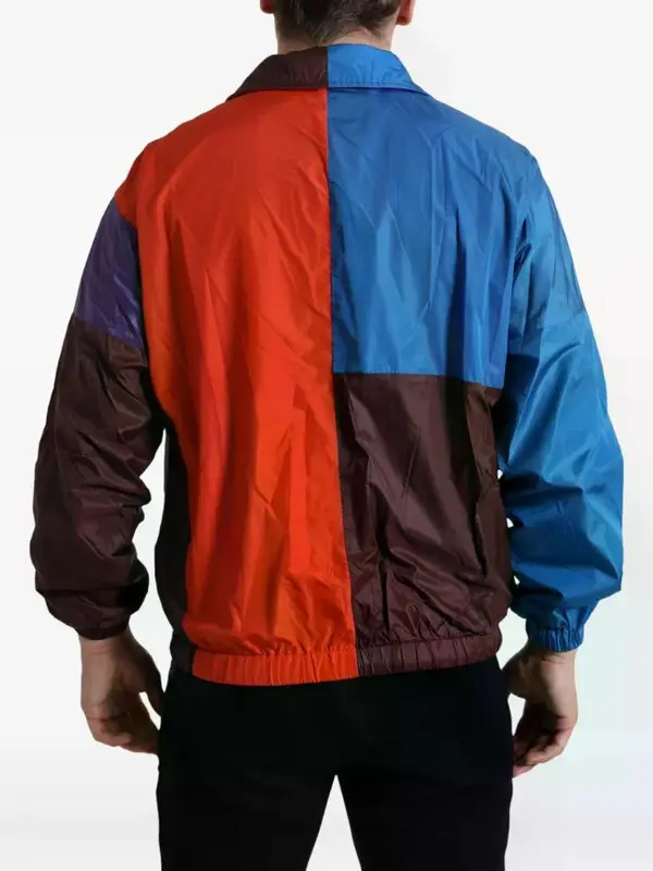 Dolce & Gabbana Colorblock Logo-embroidered Jacket
