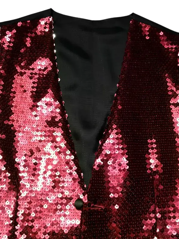 Dolce & Gabbana Sequin-embellished V-neck Waistcoat