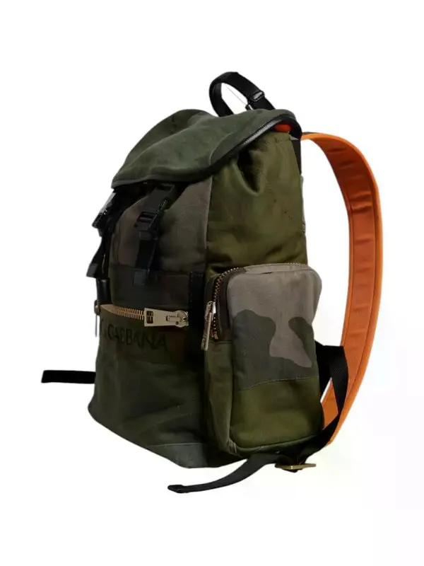 Dolce & Gabbana Patchwork Camouflage Backpack