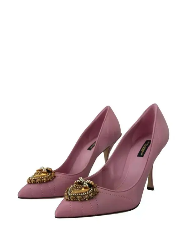 Dolce & Gabbana Devotion Quilted Leather Pumps