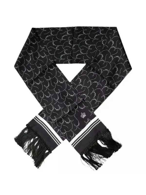 Dolce & Gabbana Patterned Fringed Scarf