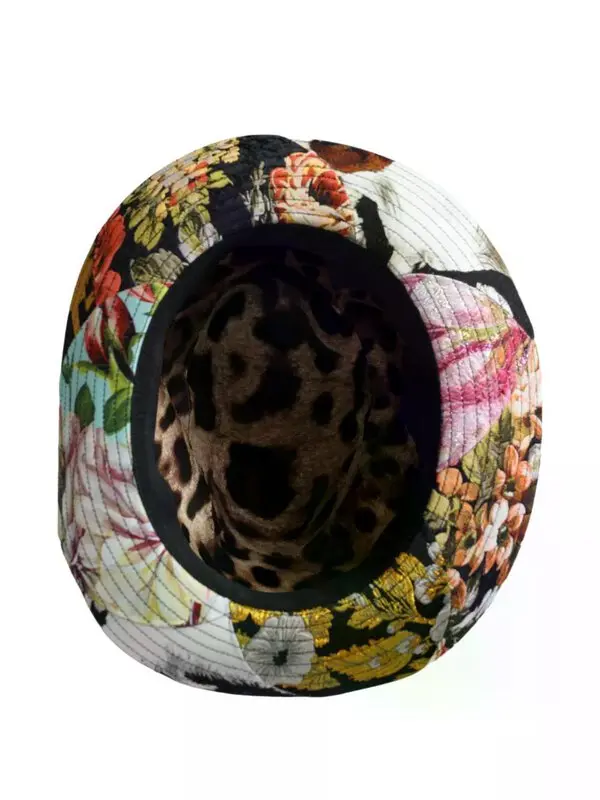 Dolce & Gabbana Patchwork Wide-brim Fedora