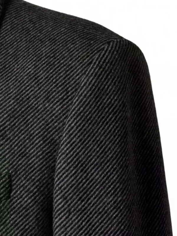 Dolce & Gabbana Chevron Single-breasted Coat