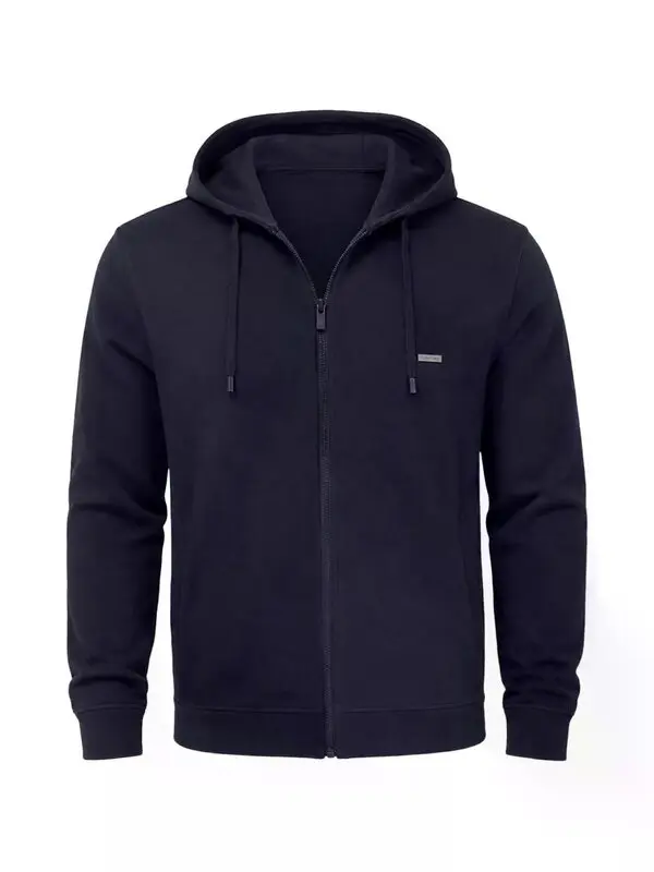 Costume National Zip-up Drawstring Hoodie