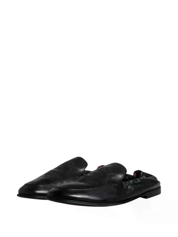 Dolce & Gabbana Logo-embroidered Loafers