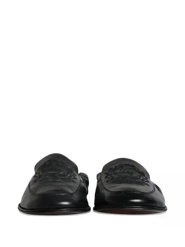 Dolce & Gabbana Logo-embroidered Loafers