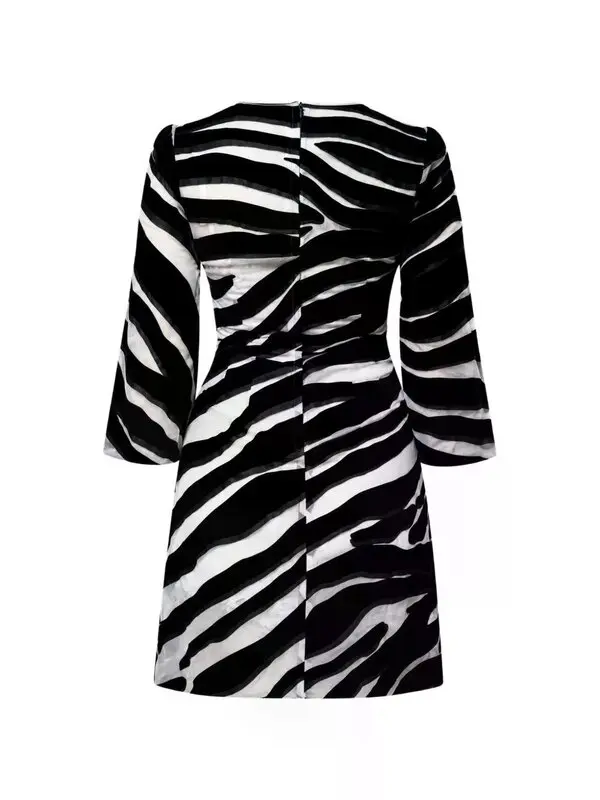 Dolce & Gabbana Zebra-print A-line Mini Dress