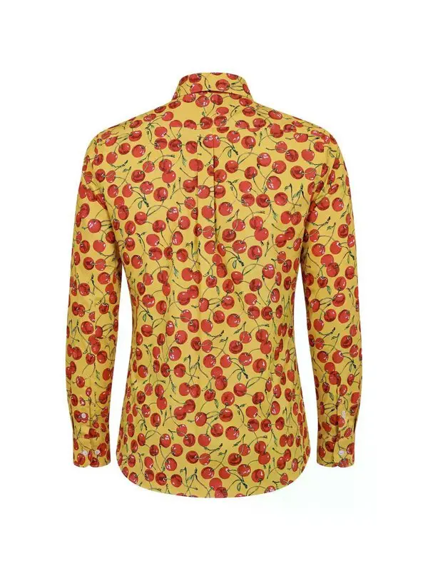 Dolce & Gabbana Martini Cherry-print Shirt