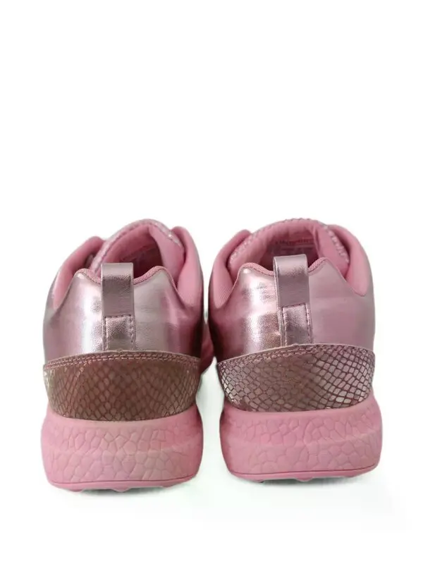 PLEIN SPORT Quilted Glitter-mesh Sneakers