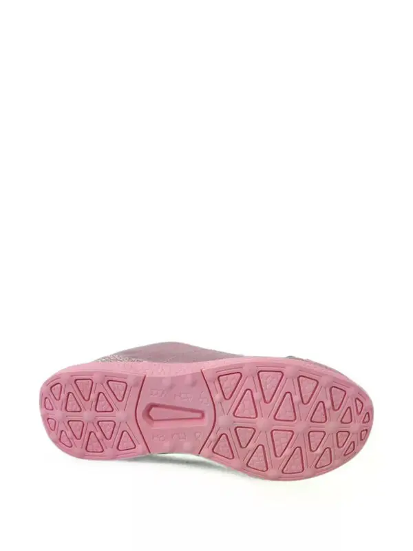 PLEIN SPORT Quilted Glitter-mesh Sneakers