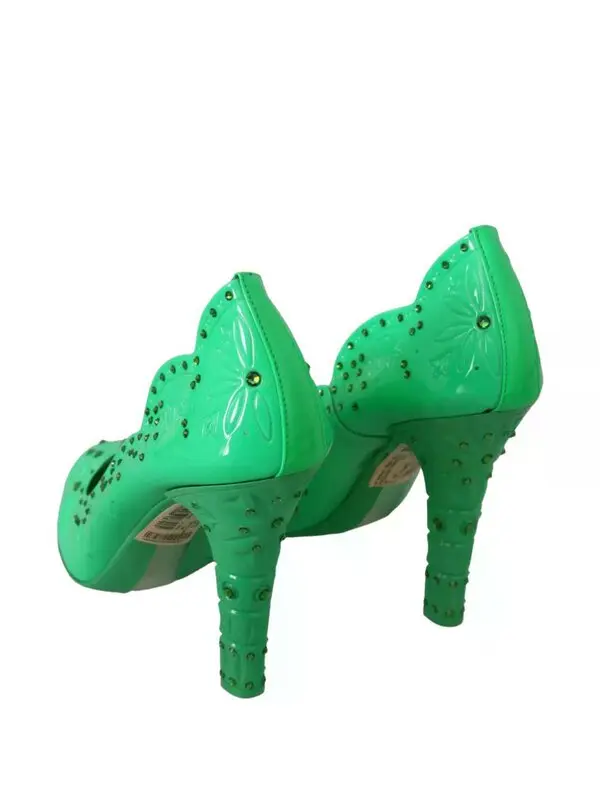Dolce & Gabbana Floral Crystal-embellished Pumps