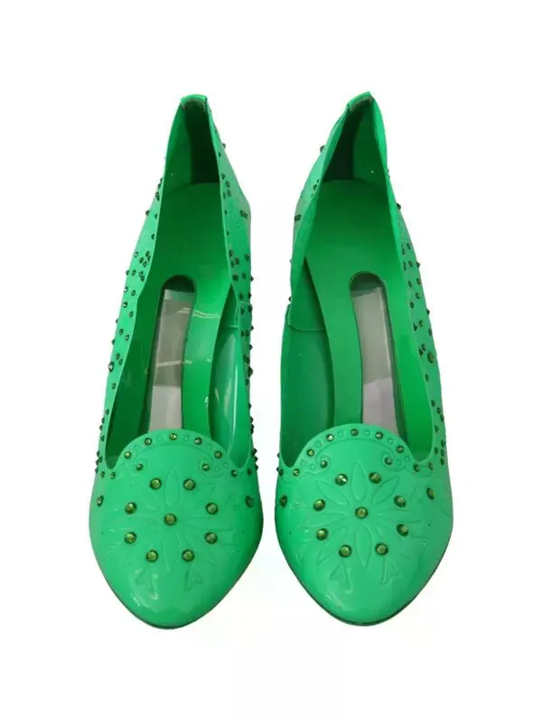 Dolce & Gabbana Floral Crystal-embellished Pumps