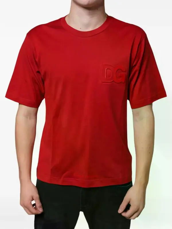 Dolce & Gabbana Embossed Dg Logo T-shirt