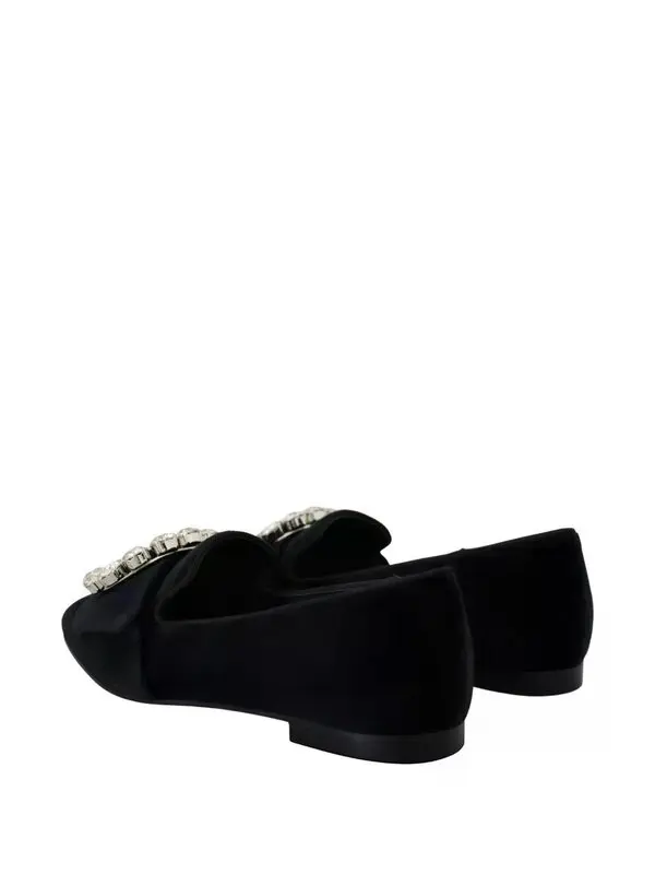 Dolce & Gabbana Crystal-embellished Velvet Loafers