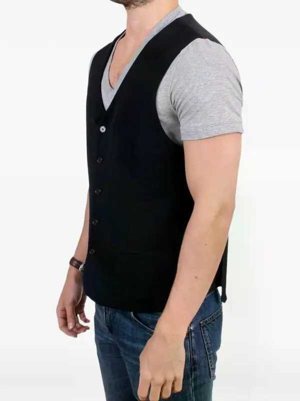 Costume National V-neck Button-up Waistcoat