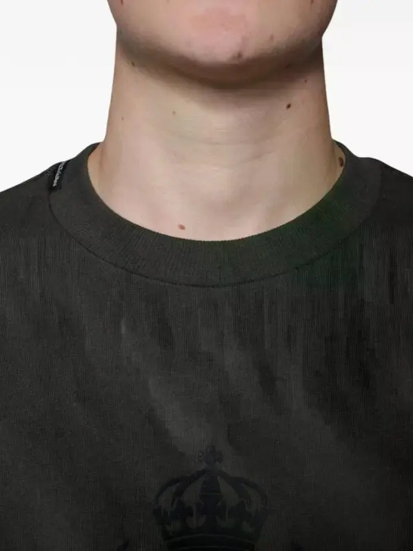 Dolce & Gabbana Dg Crown-embroidered Sweatshirt