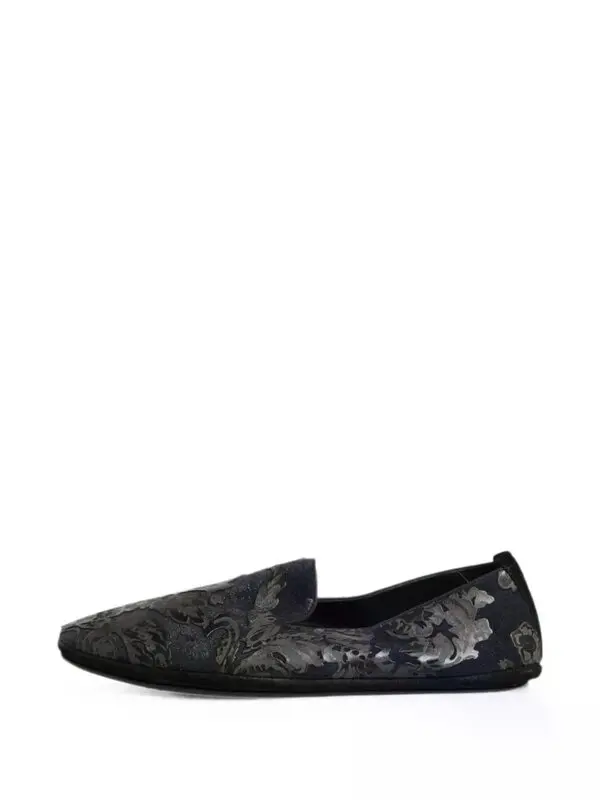 Dolce & Gabbana Floral-jacquard Loafers