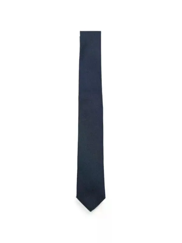MANUEL RITZ Textured Silk Tie - Blue