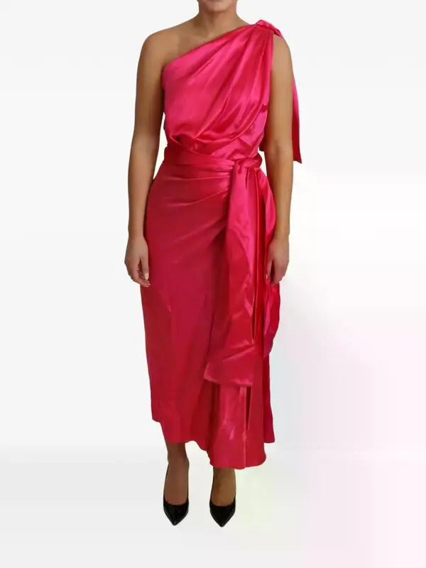 Dolce & Gabbana One-shoulder Draped Maxi Dress