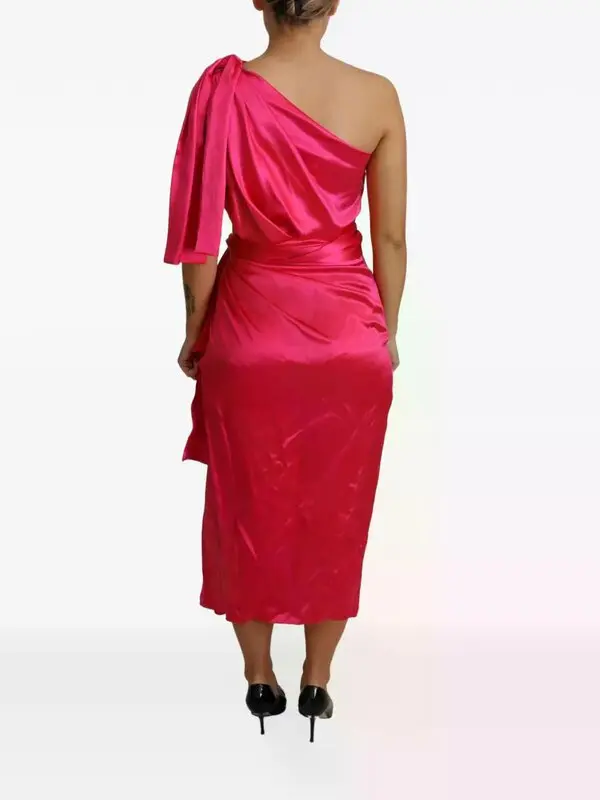 Dolce & Gabbana One-shoulder Draped Maxi Dress