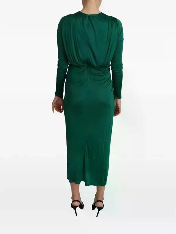 Dolce & Gabbana Long-sleeved Midi Dress