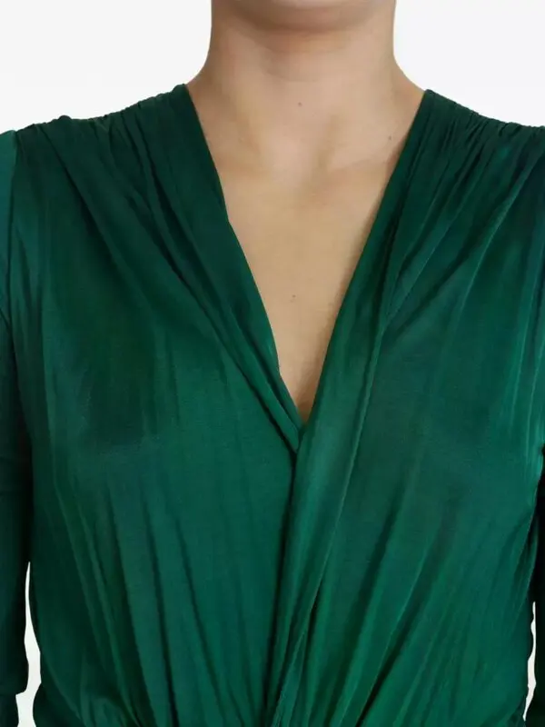 Dolce & Gabbana Long-sleeved Midi Dress