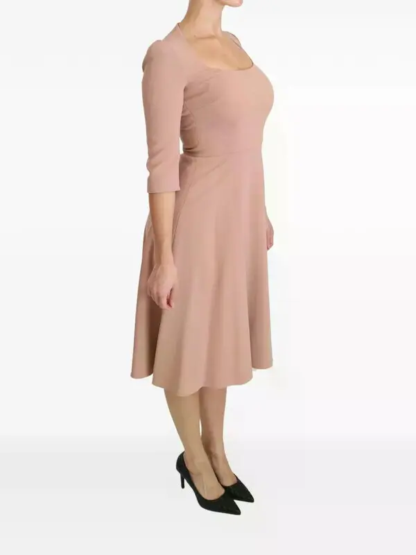 Dolce & Gabbana A-line Square-neck Midi Dress