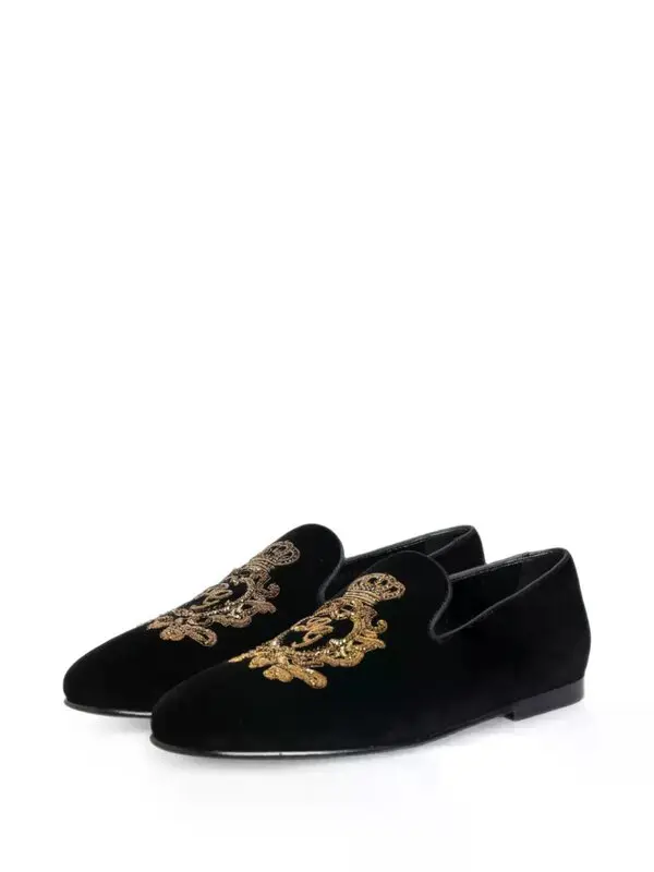 Dolce & Gabbana Milano Slippers - Black