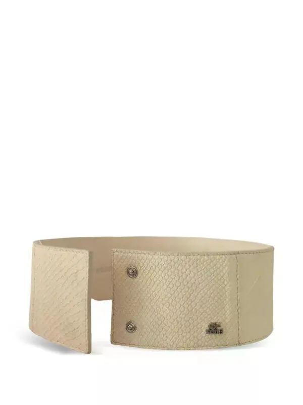 Gianfranco Ferre Logo-detail Wide Belt