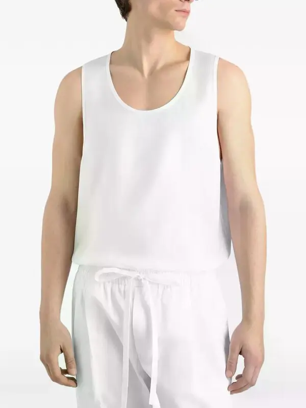 Dolce & Gabbana Silk Twill Tank Top