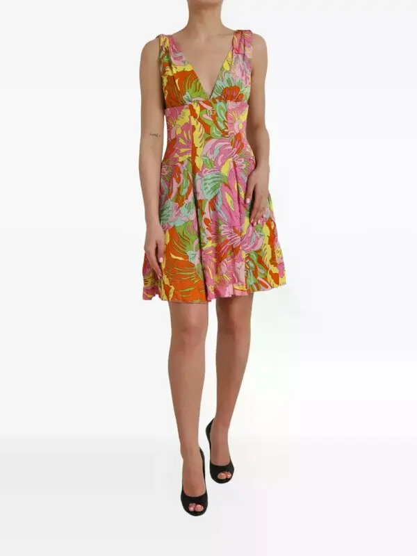 Dolce & Gabbana Floral-print Mini Dress
