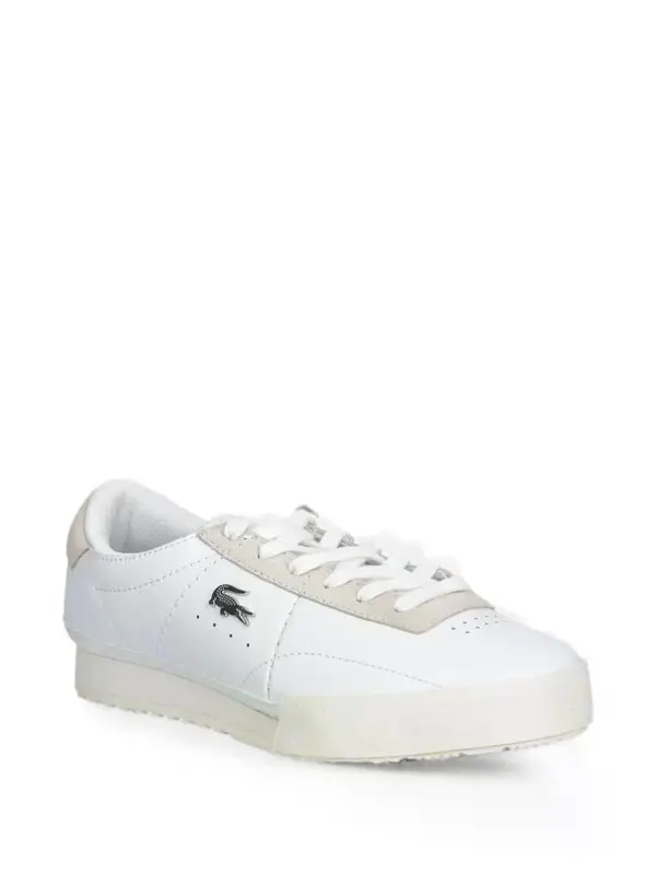 Lacoste Aura Logo-plaque Suede-trim Sneakers