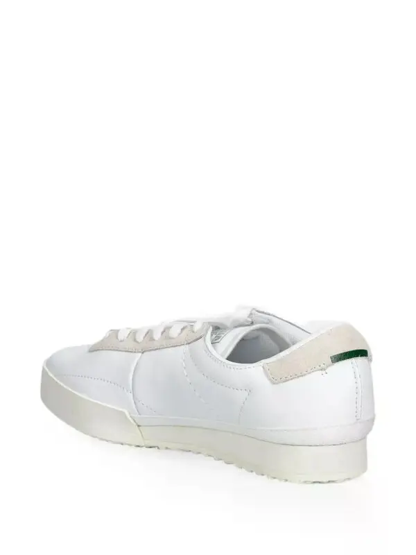Lacoste Aura Logo-plaque Suede-trim Sneakers