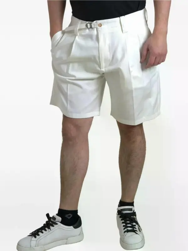 Dolce & Gabbana Pleated Buckled Shorts