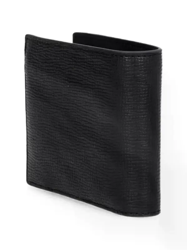 Lacoste Ossian Medium Logo-print Textured Leather Wallet