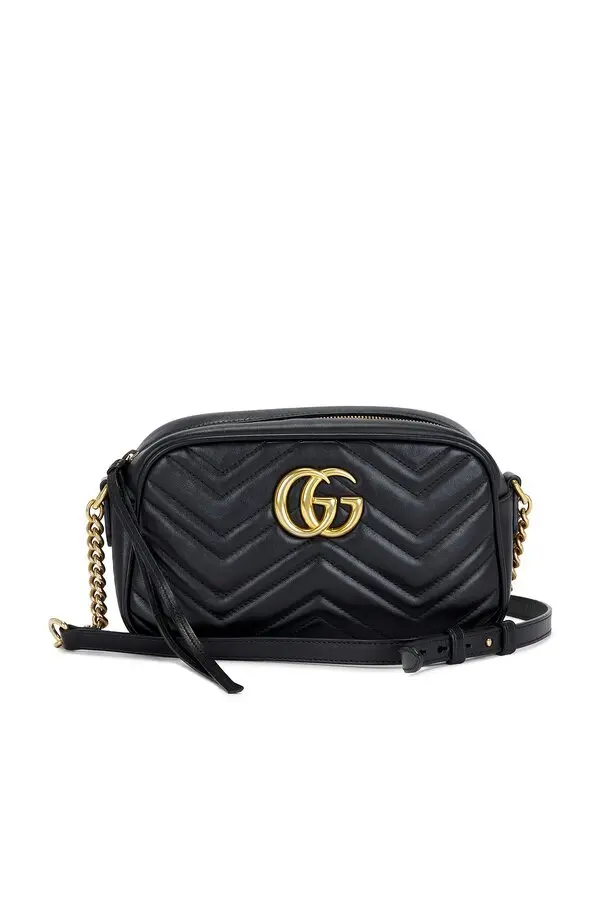 Gucci Gg Marmont Shoulder Bag - Black